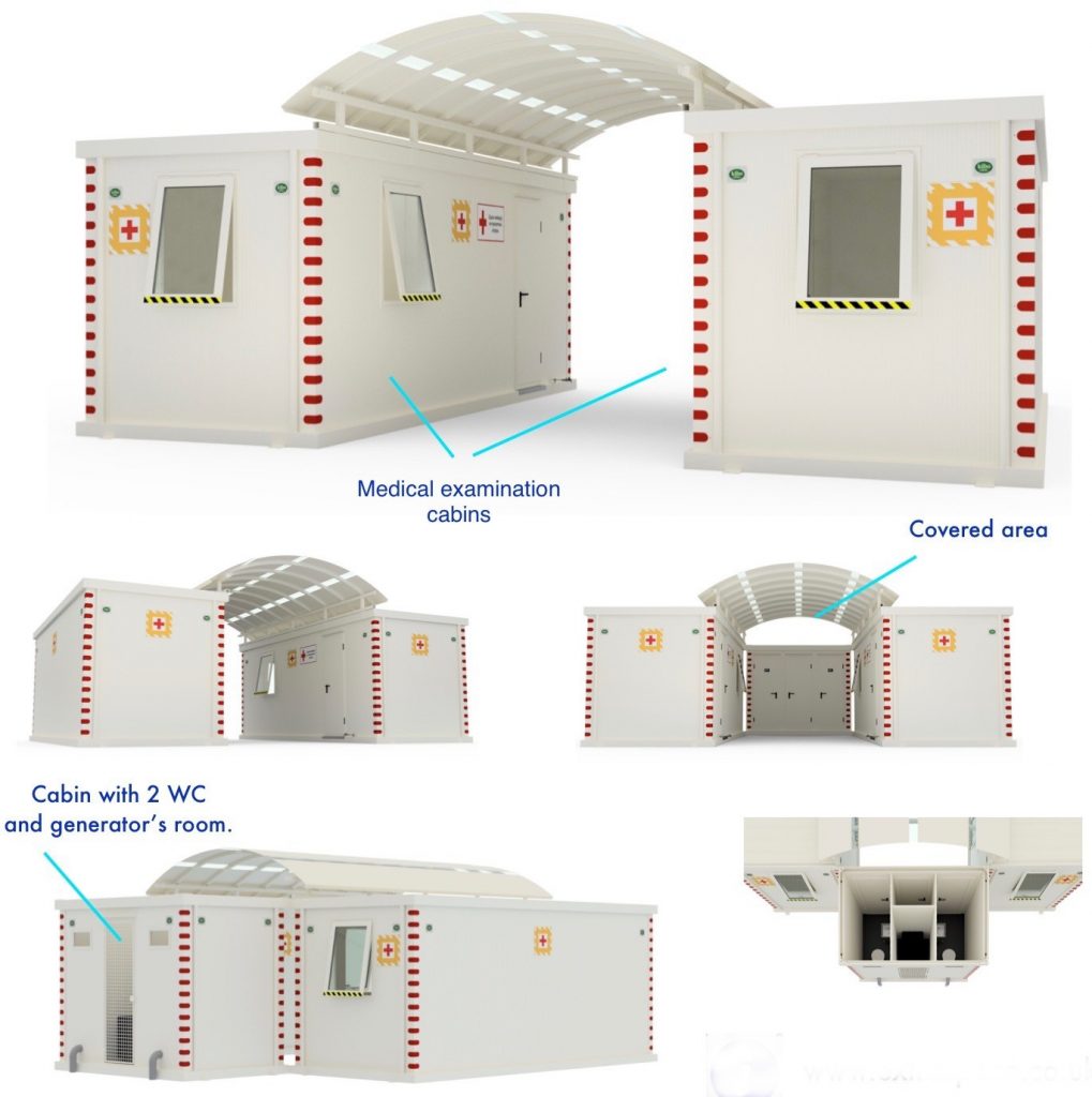 Portable Medical Examination Cabins